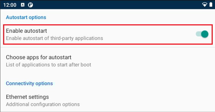 How to enable App Autostart on your device