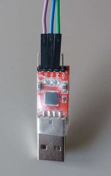 How to connect UART-to-USB Bridge for Raspberry Pi