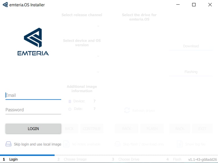 How to install emteria.OS on Raspberry Pi 4B (RPi4)
