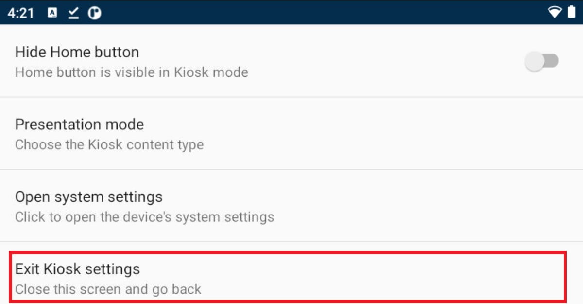 Introduction to Kiosk Mode