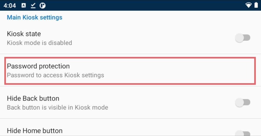 Introduction to Kiosk Mode