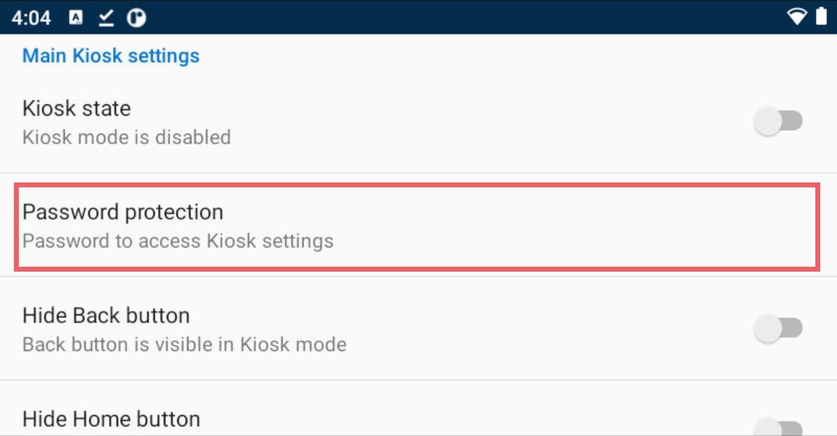 Introduction to Kiosk Mode