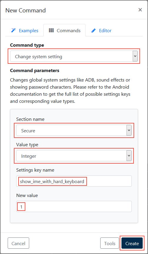 How to enable virtual keyboard when using VNC